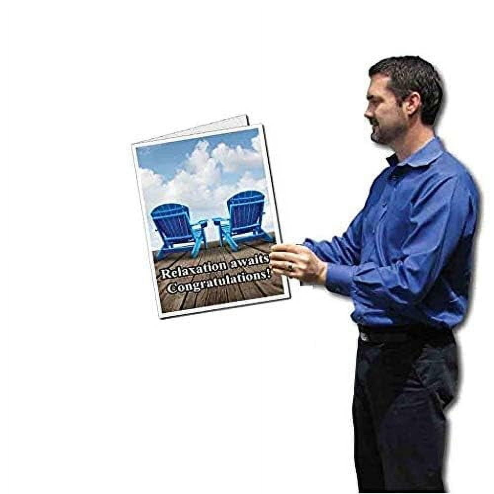 VictoryStore Jumbo Retirement Card: 18" x 24" With Envelope ...