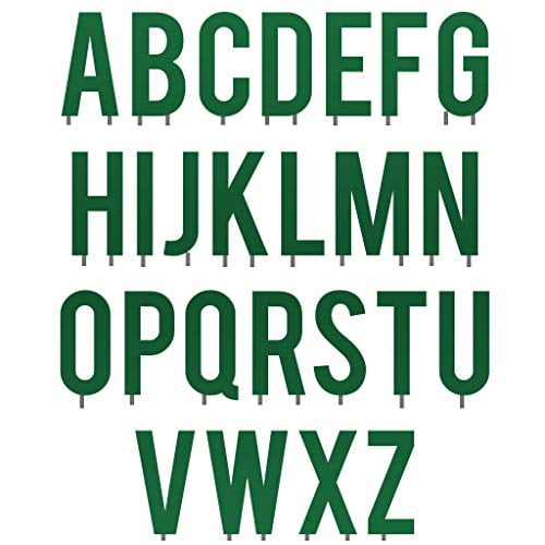 VictoryStore Yard Letters: Disco Print, Bebas 18 Inch Alphabet Yard ...