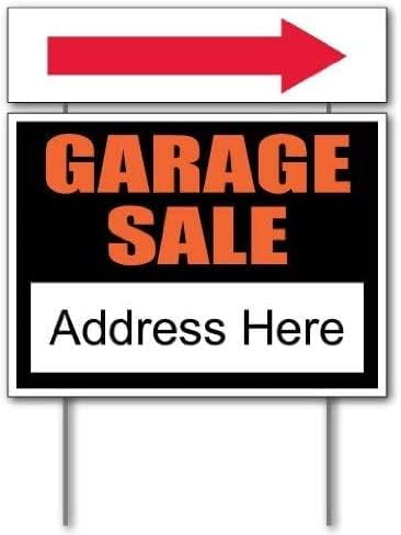 VictoryStore Yard Sign Outdoor Lawn Decorations - Garage Sale Sign Kit ...