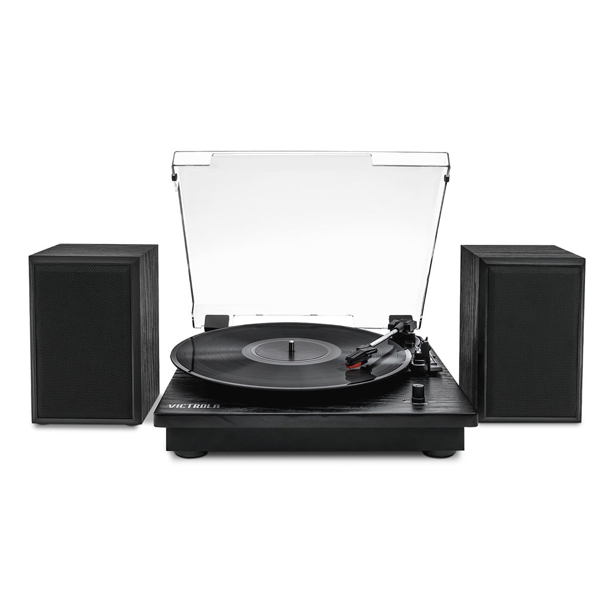 Victrola Montauk Bluetooth Turntable System with Bookshelf Speakers ...