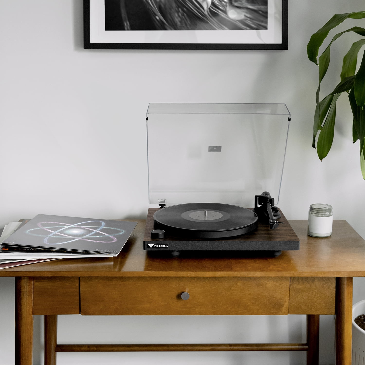 Victrola Premiere T1 Premium Turntable with Built-In Vinyl Stream ...