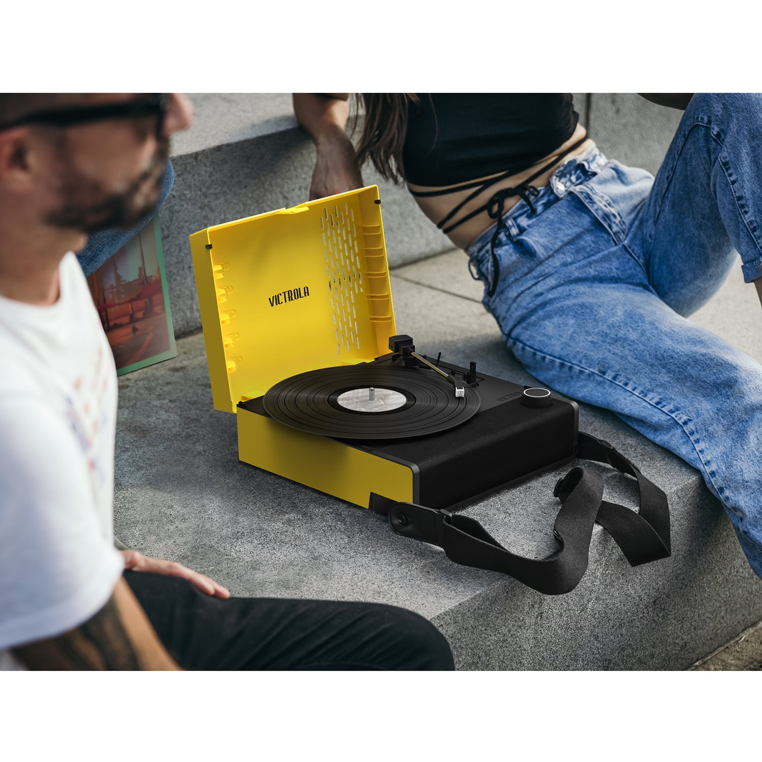 Victrola Revolution GO Portable Record Player - Walmart.com