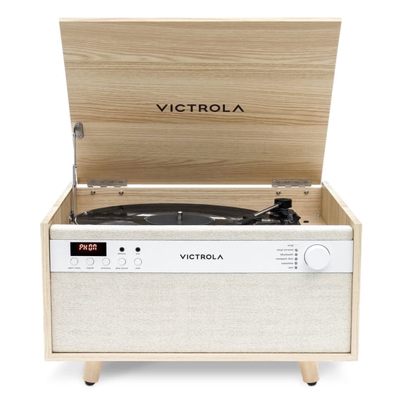 Victrola Victrola Century 6-in-1 Music Center (Natural) - Walmart.com