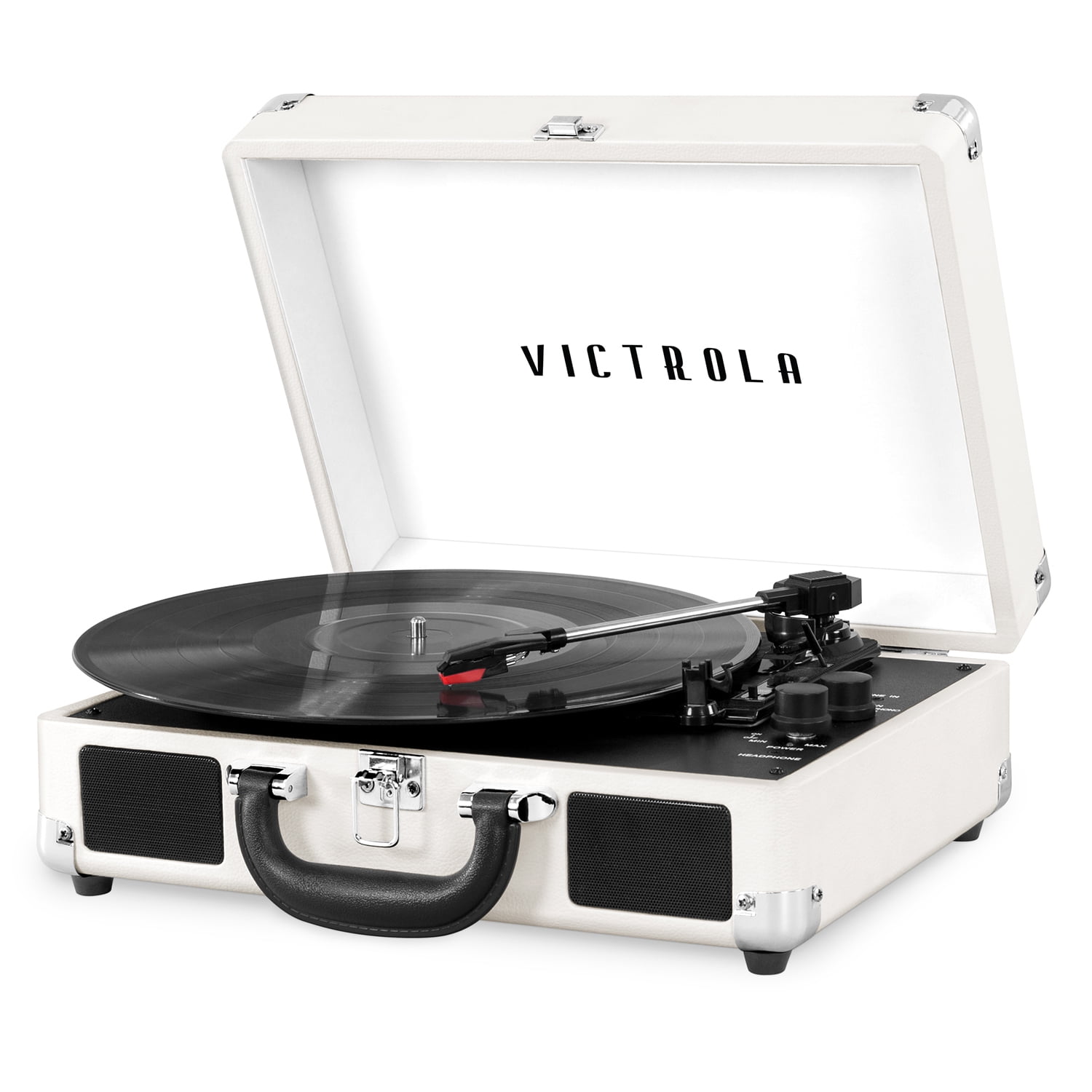 Victrola Vintage 3-Speed Bluetooth Portable Suitcase Record Player with ...
