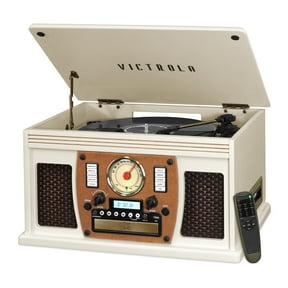 LoopTone Turntable, 3-Speed Vinyl Record Player, Bluetooth, CD Player ...