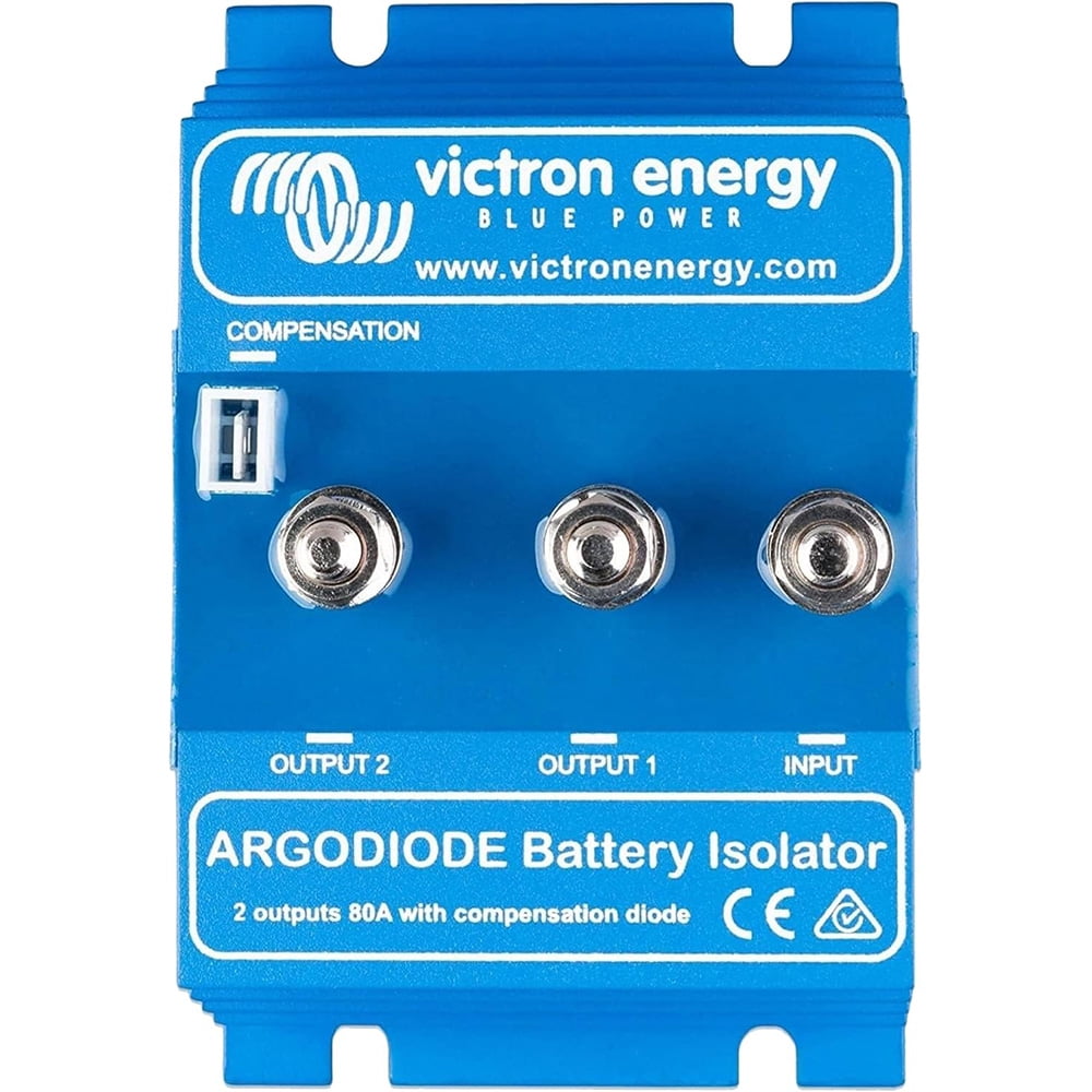 Victron Argodiode Battery Isolator 80-2SC - 2 Batteries - 80A - Walmart.com