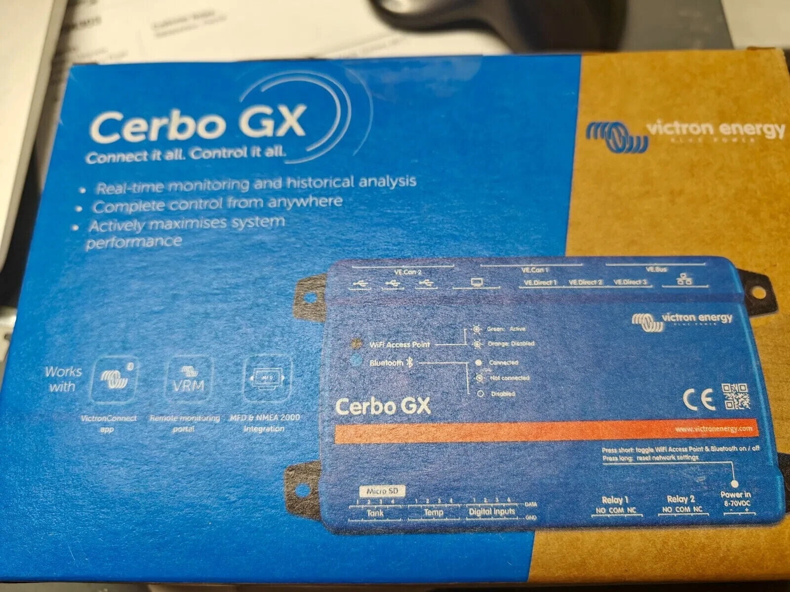 Victron BPP900451100 Cerbo GX MK2 Hardware revision 2 with two VE.Can ...