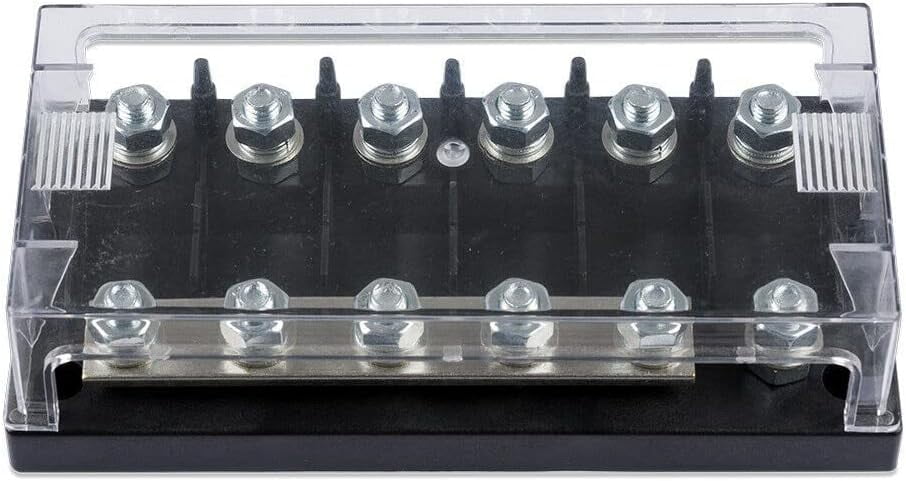 Victron Energy 6-Way Mega Fuse Holder Busbar 500 Amp - Walmart.com