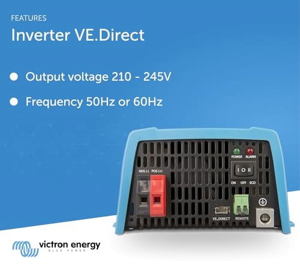 Victron Energy Phoenix 500VA 12-Volt 120V AC Pure Sine Wave Inverter ...
