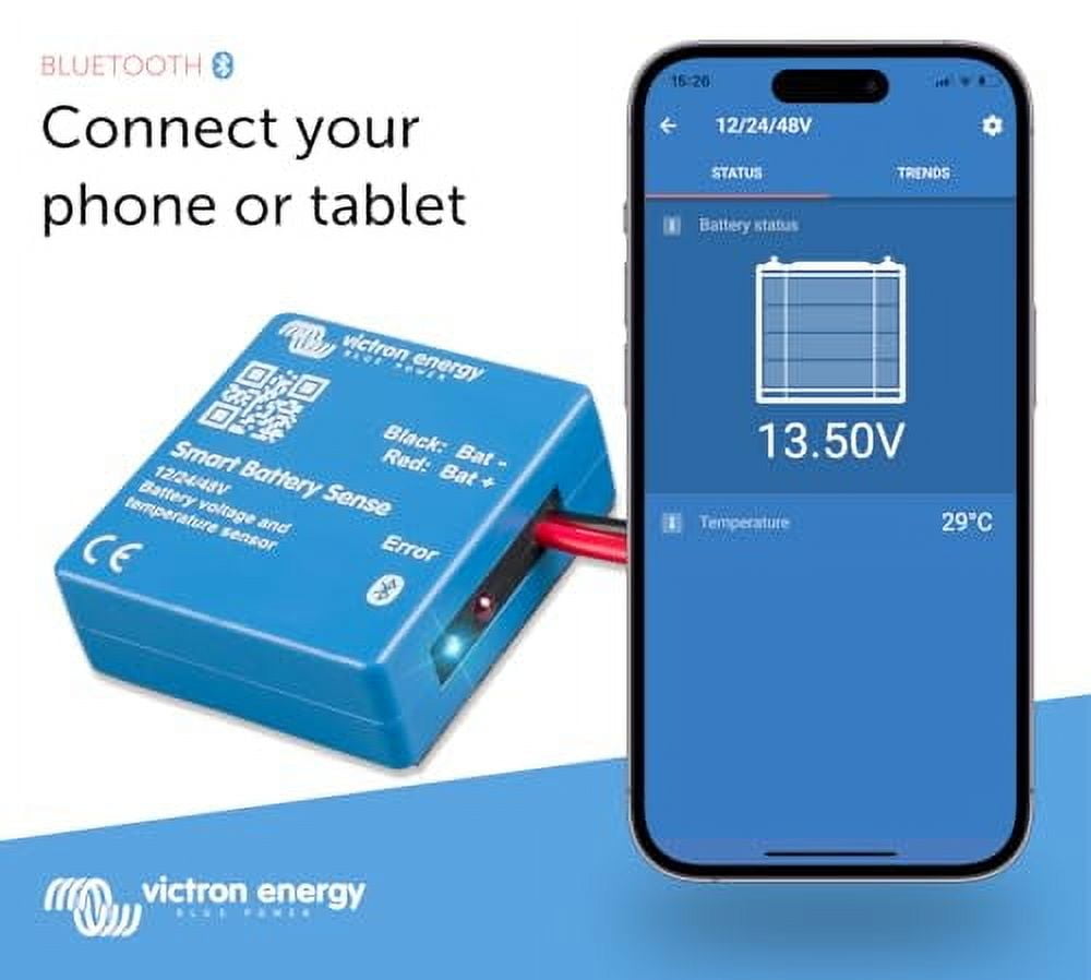 Victron Energy Smart Battery Sense, Voltage and Temperature Sensor ...