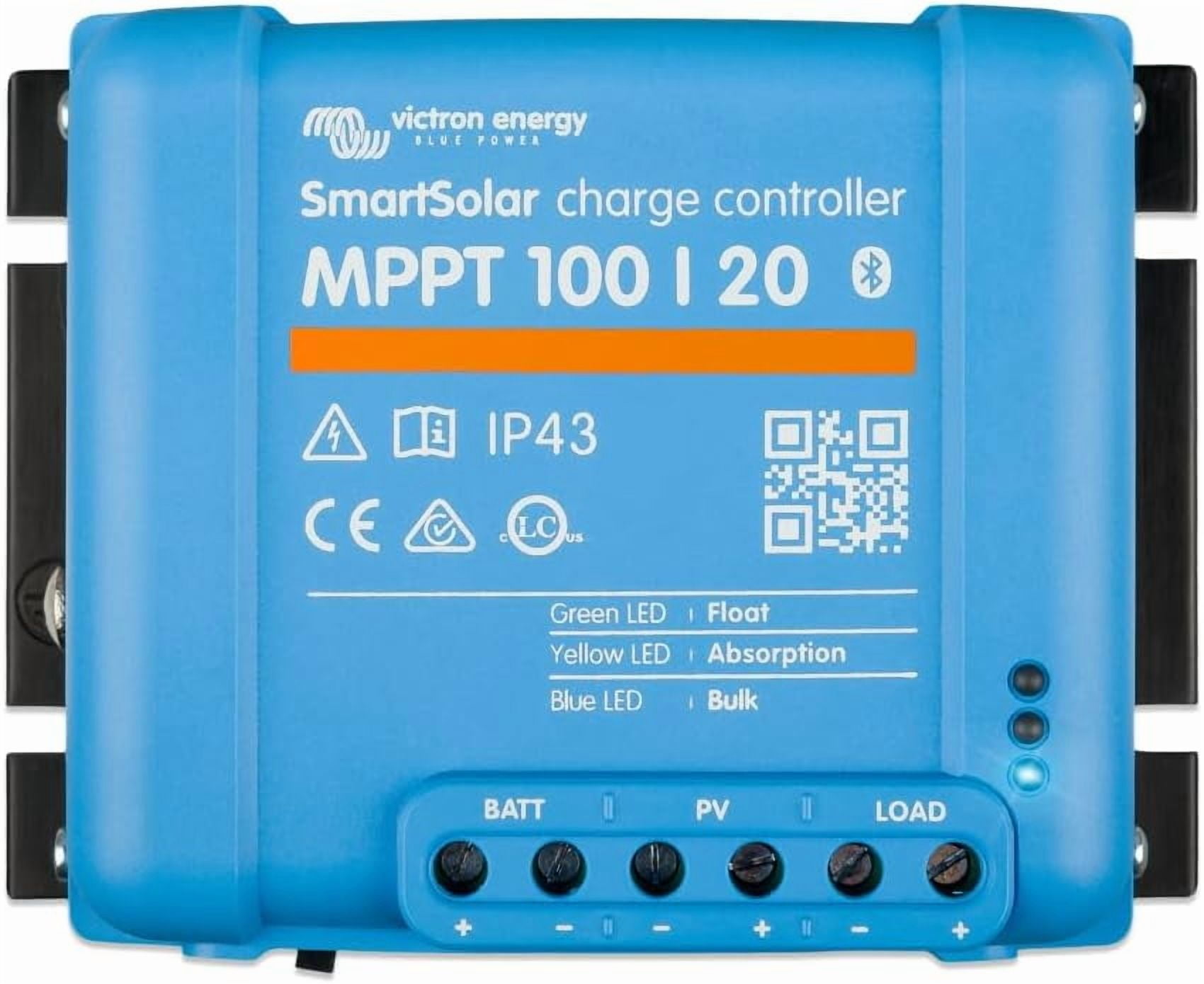 Victron Energy SmartSolar MPPT Solar Charge Controller (Bluetooth ...