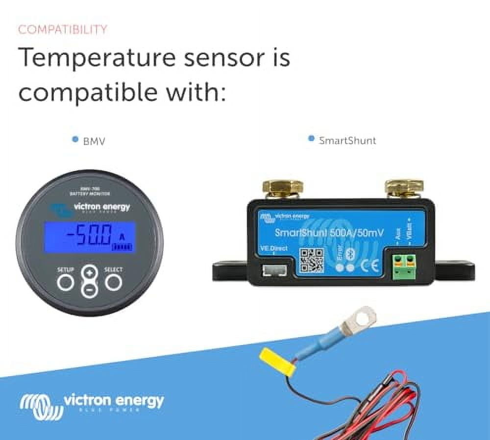 Victron Energy Temperature Sensor for Victron Energy BMV-702/712 ...