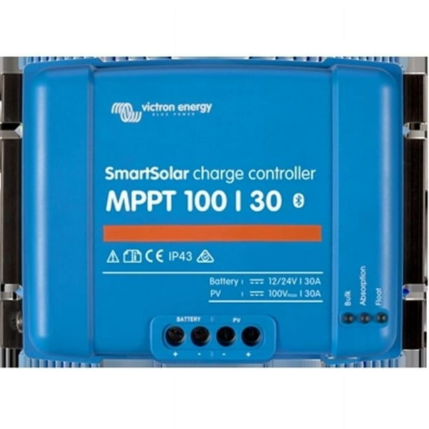 Victron Energy SmartSolar MPPT 100V 30 amp 12/24-Volt Solar Charge Controller (Bluetooth ...