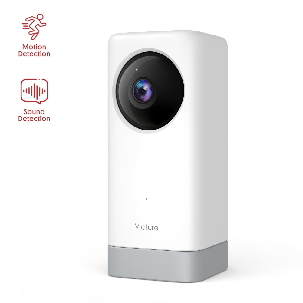 Victure SC220 Wi-Fi Indoor Security Camera, Wireless Baby Monitor with ...