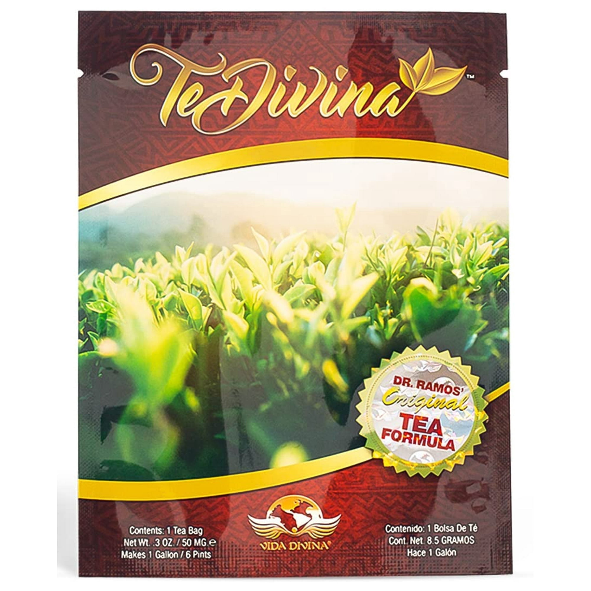 TeDivina Organic Detox Tea, Caffeine-Free, Supports Weight Loss and ...