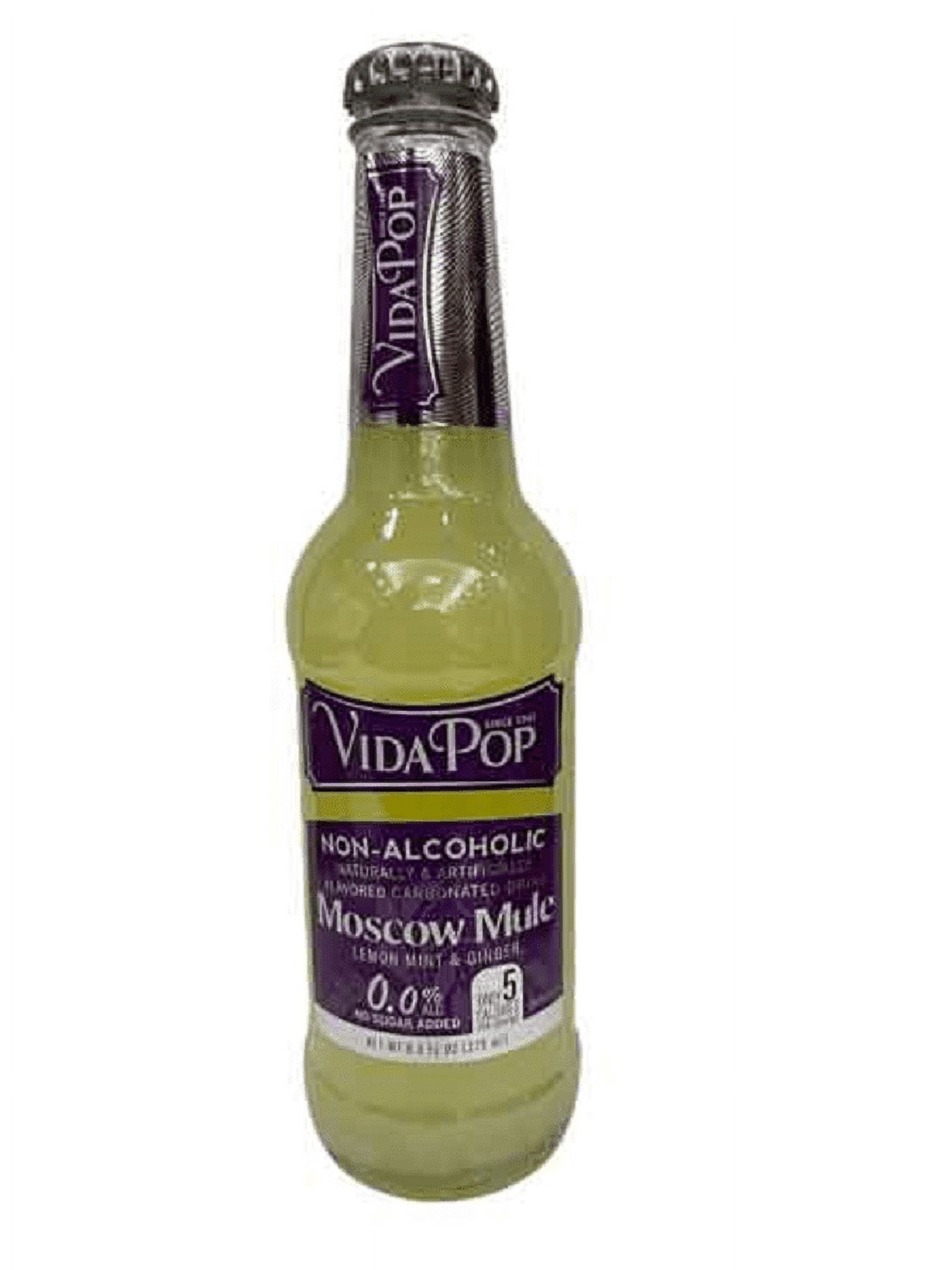 Vida Pop Non-Alcoholic Moscow Mule Carbonated Mocktails Drink, 24-Pack ...