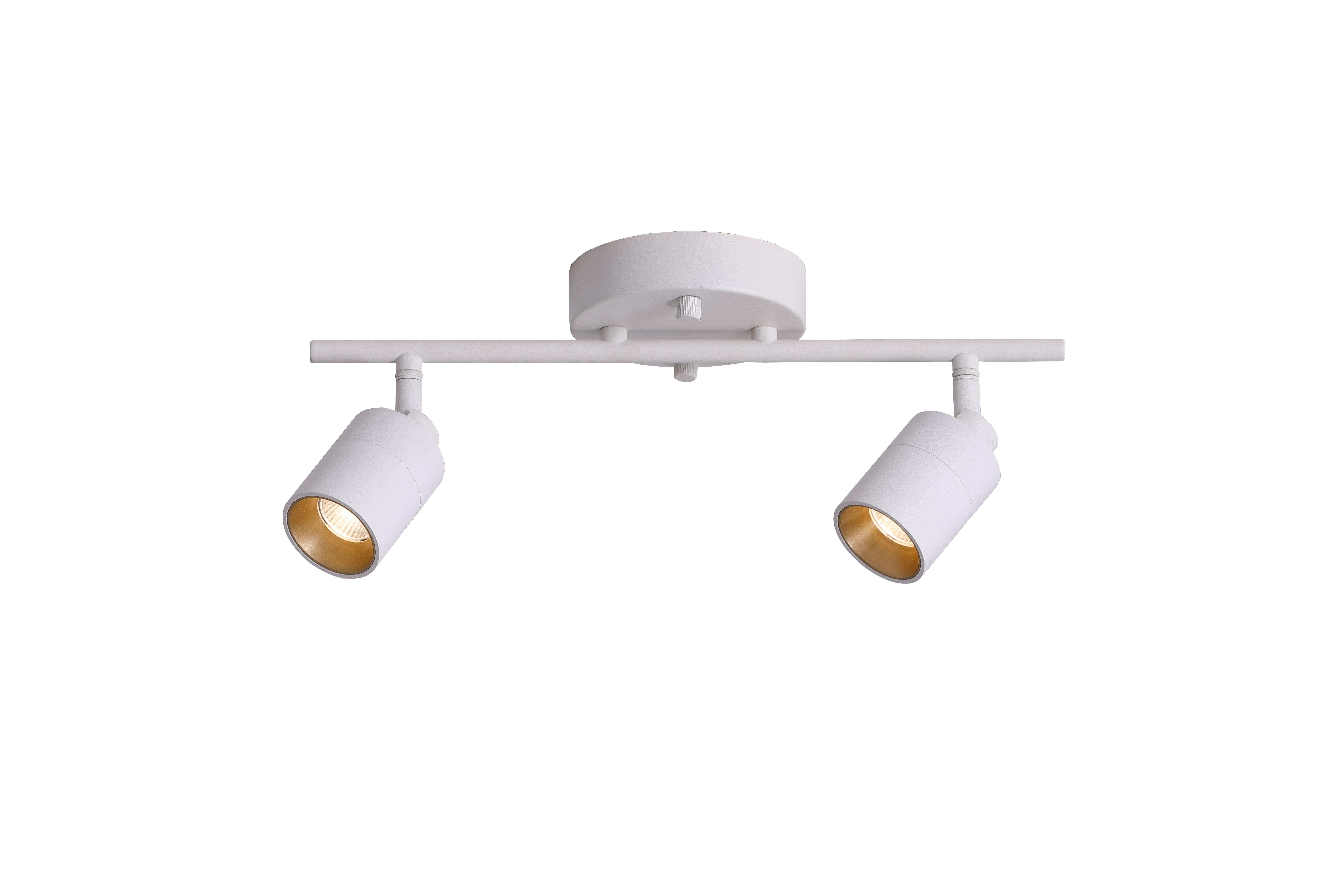 VidaLite Shura - Modern LED Track Light, 7W Two Bulb Fixed Rail with ...