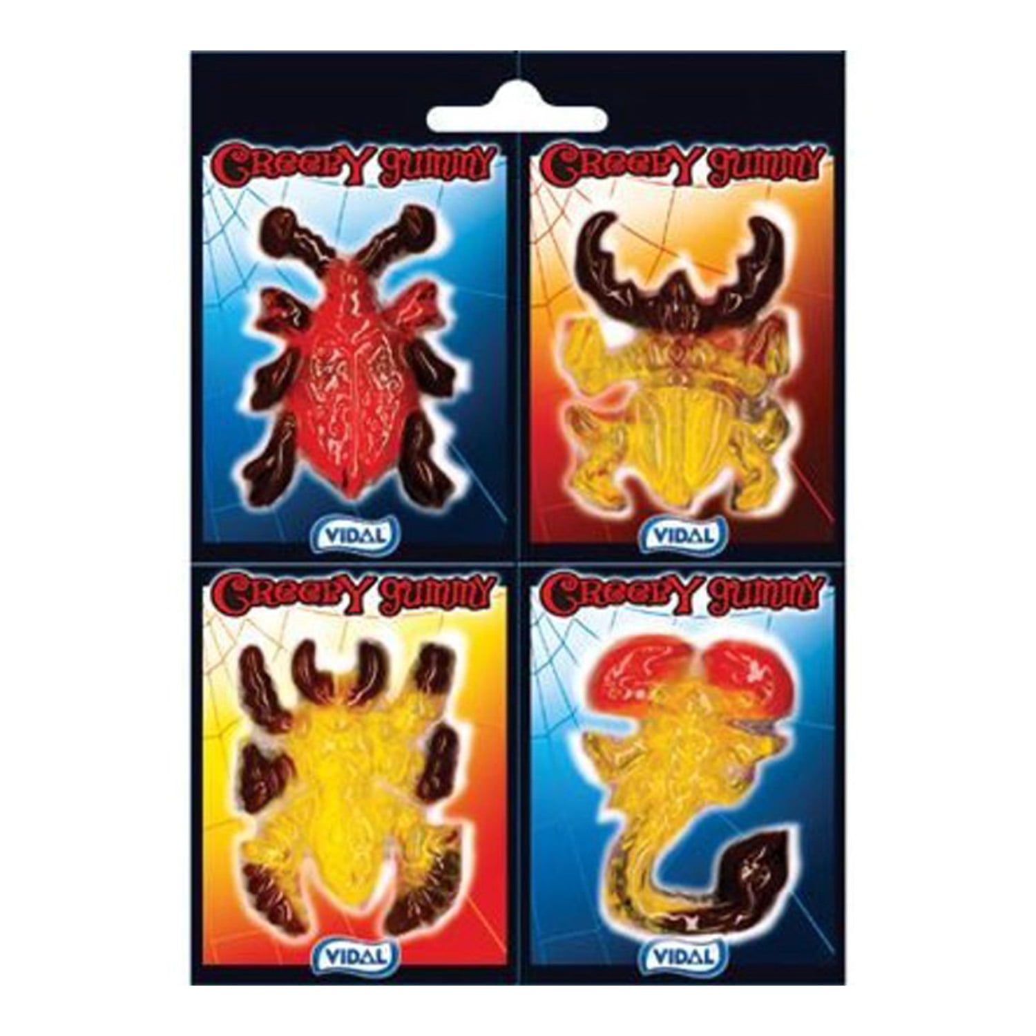 Vidal Miscellaneous Creepy Gummi 4pk - Walmart.com