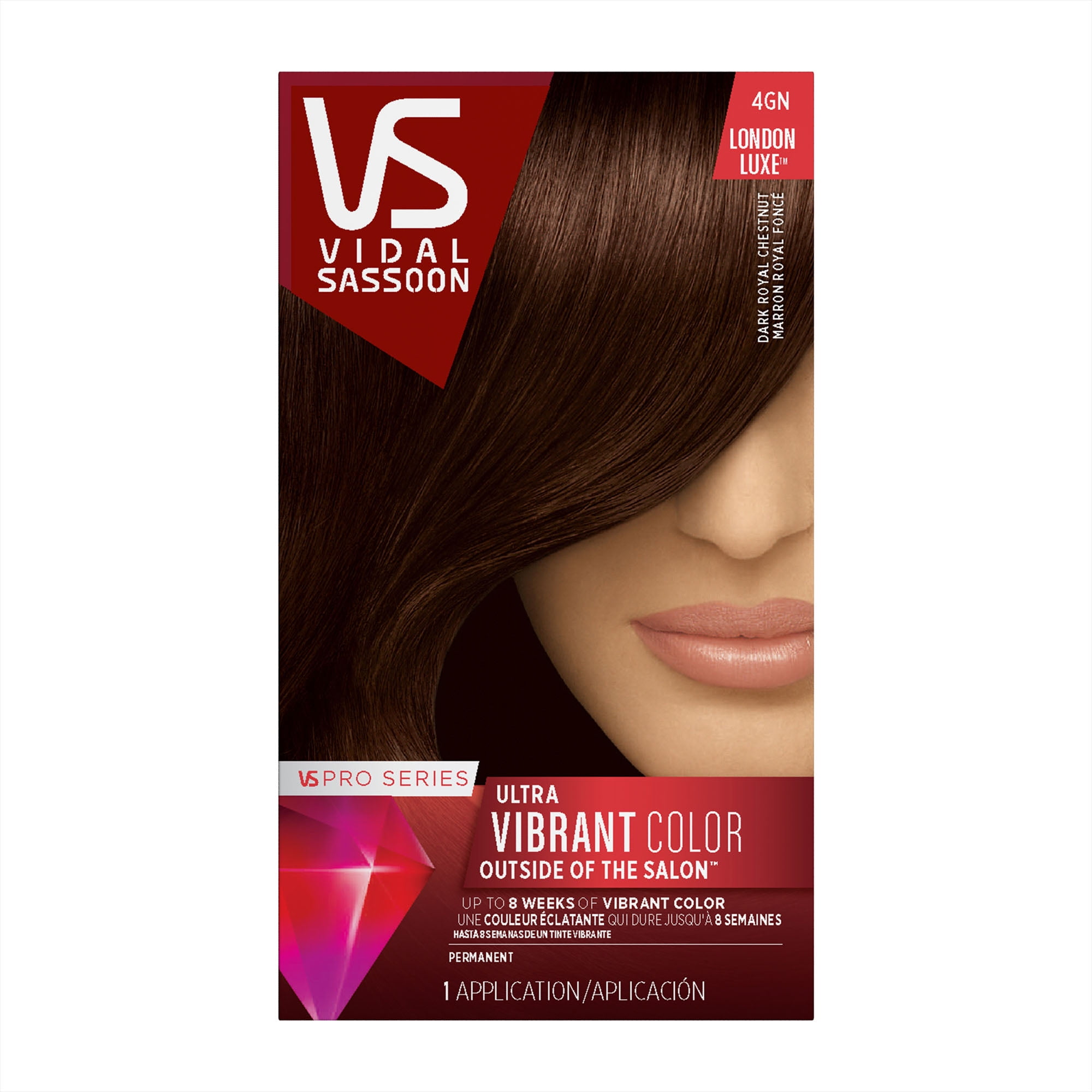Vidal Sassoon Pro Series Permanent Hair Dye Ultra Vibrant Hair Color ...