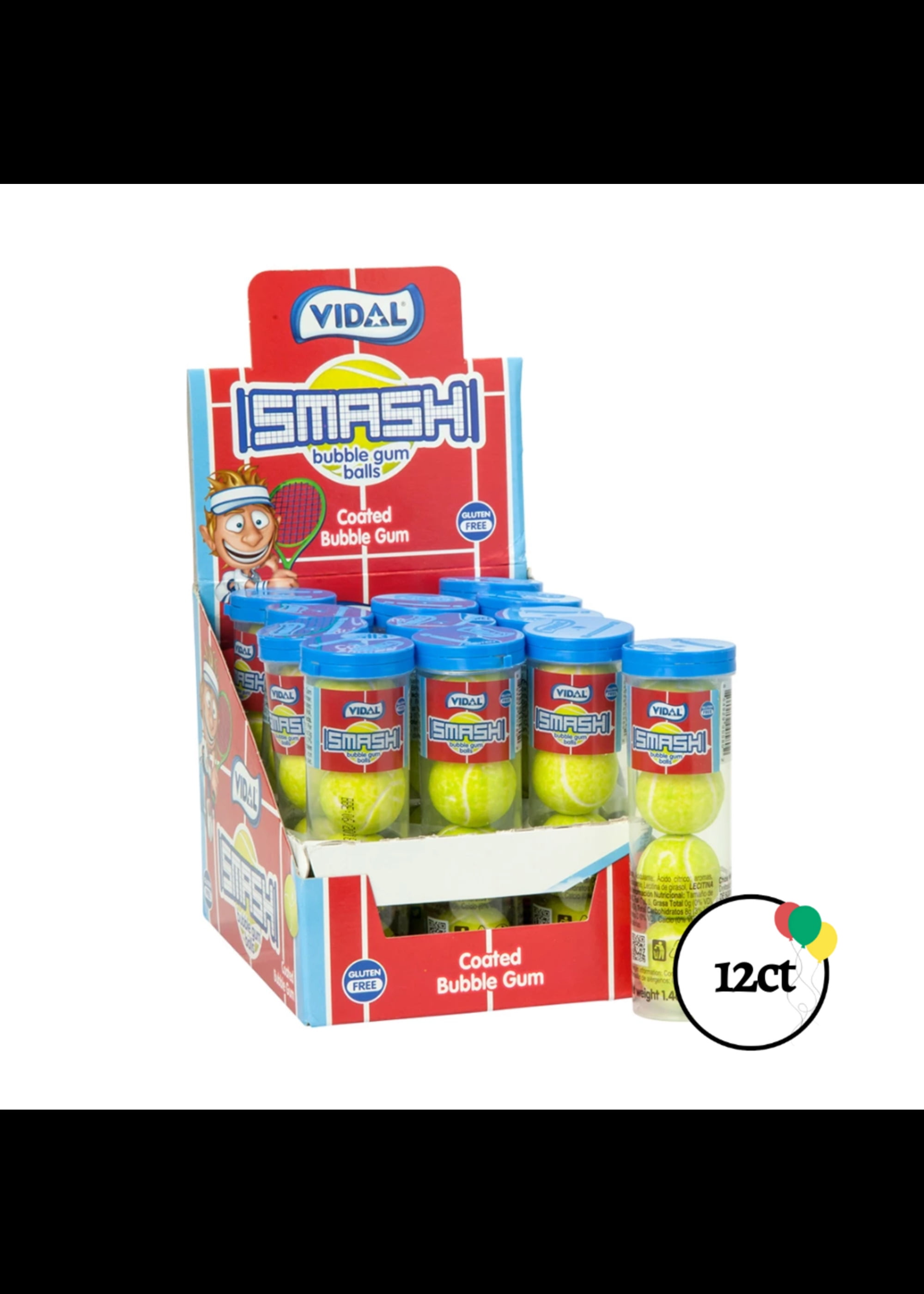 Vidal Smash Tennis Bubblegum Sour - Walmart.com