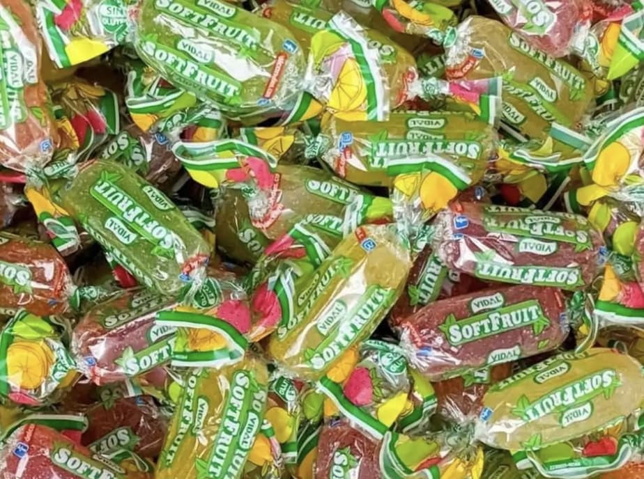Vidal Soft Jelly Fruit Gummies 2.2 Lbs Bag - Assorted Fruit Flavors ...
