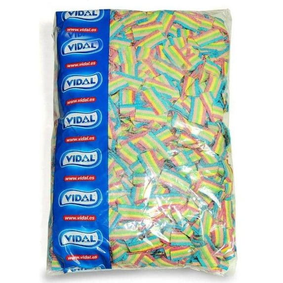 Vidal Sour Mini Rainbow BCF26 Belt Bites 2.2 lb - Walmart.com