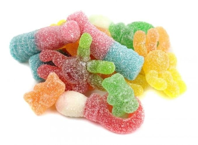 Vidal's Premium Unwrapped Sour Gummi Mix Candy Variety Pack - Assorted ...