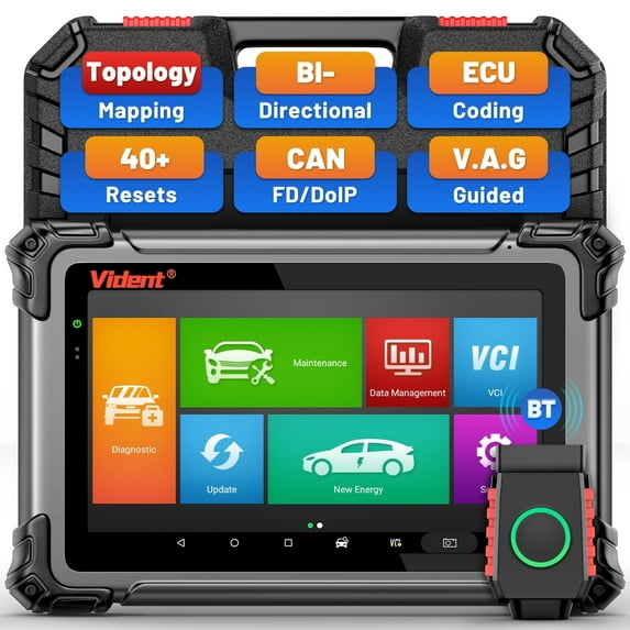 Vident iSmart 800 Pro BT Diagnostic Scan Tool, Full System Car Scanner ...