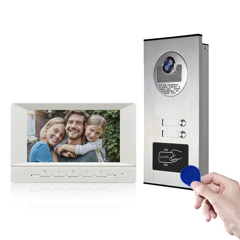 Video Apartment Intercom System,Video Intercom Entry System,7 inch ...