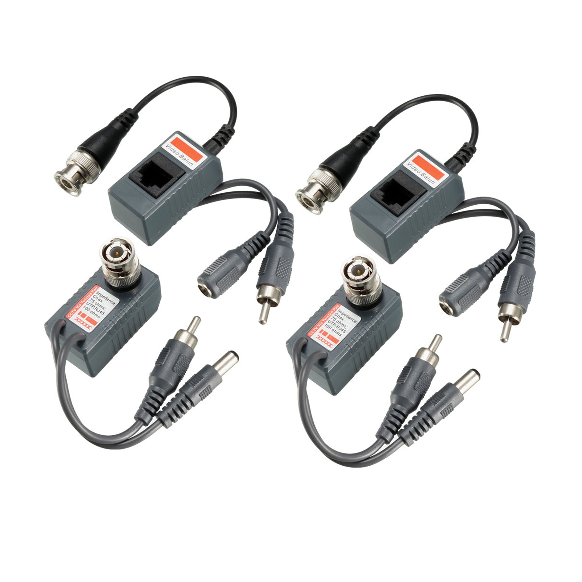 Video Balun Transceiver CCTV Cemara Video Audio Passive CCTV-213AVP ...