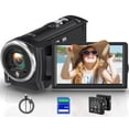 Video Camera 2.7K Camcorder 50MP 16X Zoom Vlogging Camera for YouTube ...