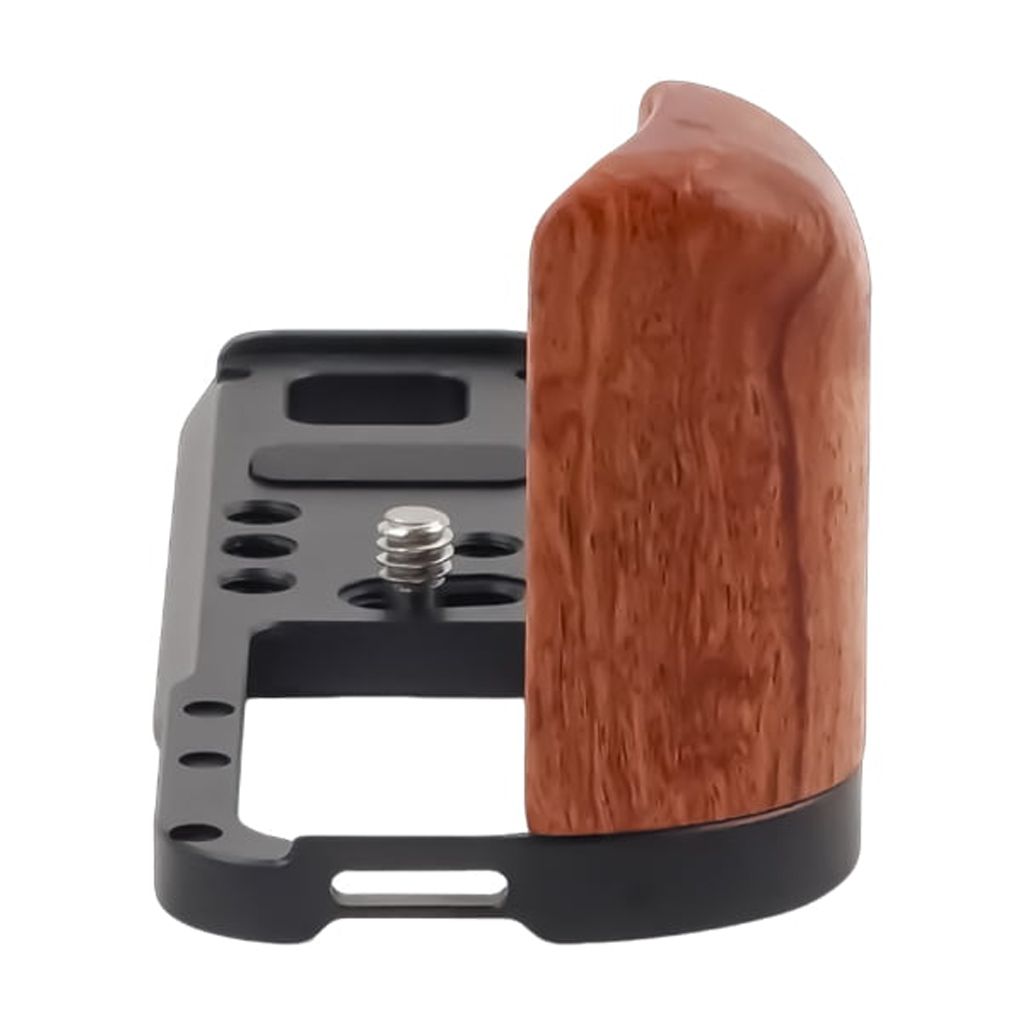 Video Camera Cage For X-100VI Camera Stabilizer Rig Cage Wood Handle ...