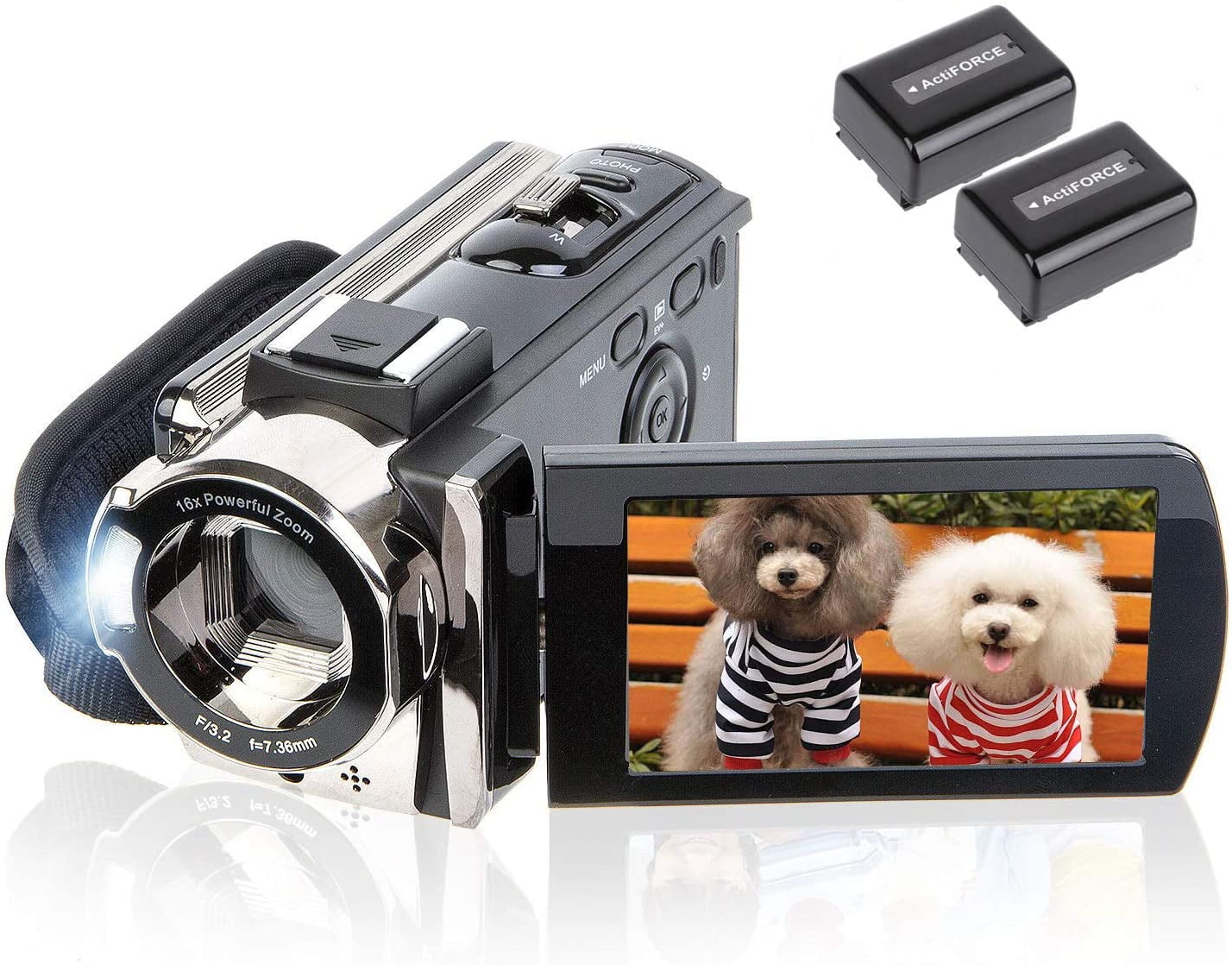 Video Camera Camcorder Diital Camera Recorder Full HD 1080P 15FPS 24MP ...