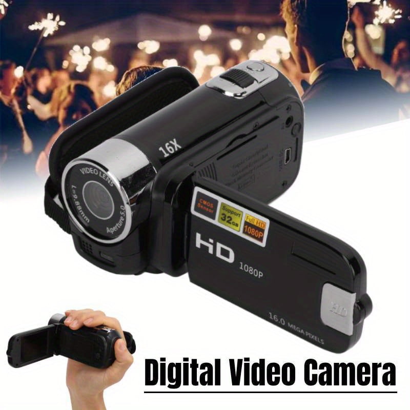 Video Camera Camcorder Full HD 48MP Camera Recorder 270° Rotation 2.7 ...