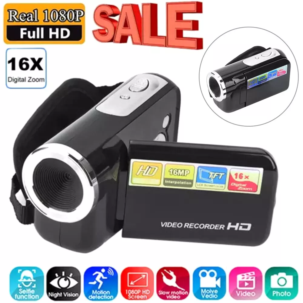 Video Camera Camcorder Portable 16X 2.7" LCD Mini Digital Video ...