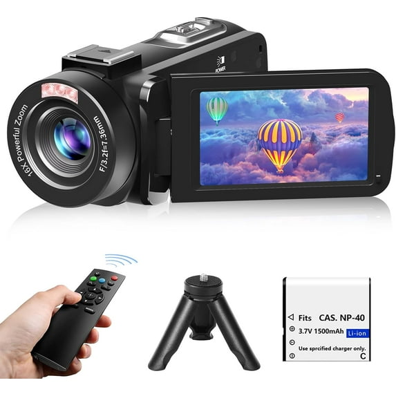 Video Camera, Full HD 1080P 30MP Camcorder, Vloin Camera for YouTube ...