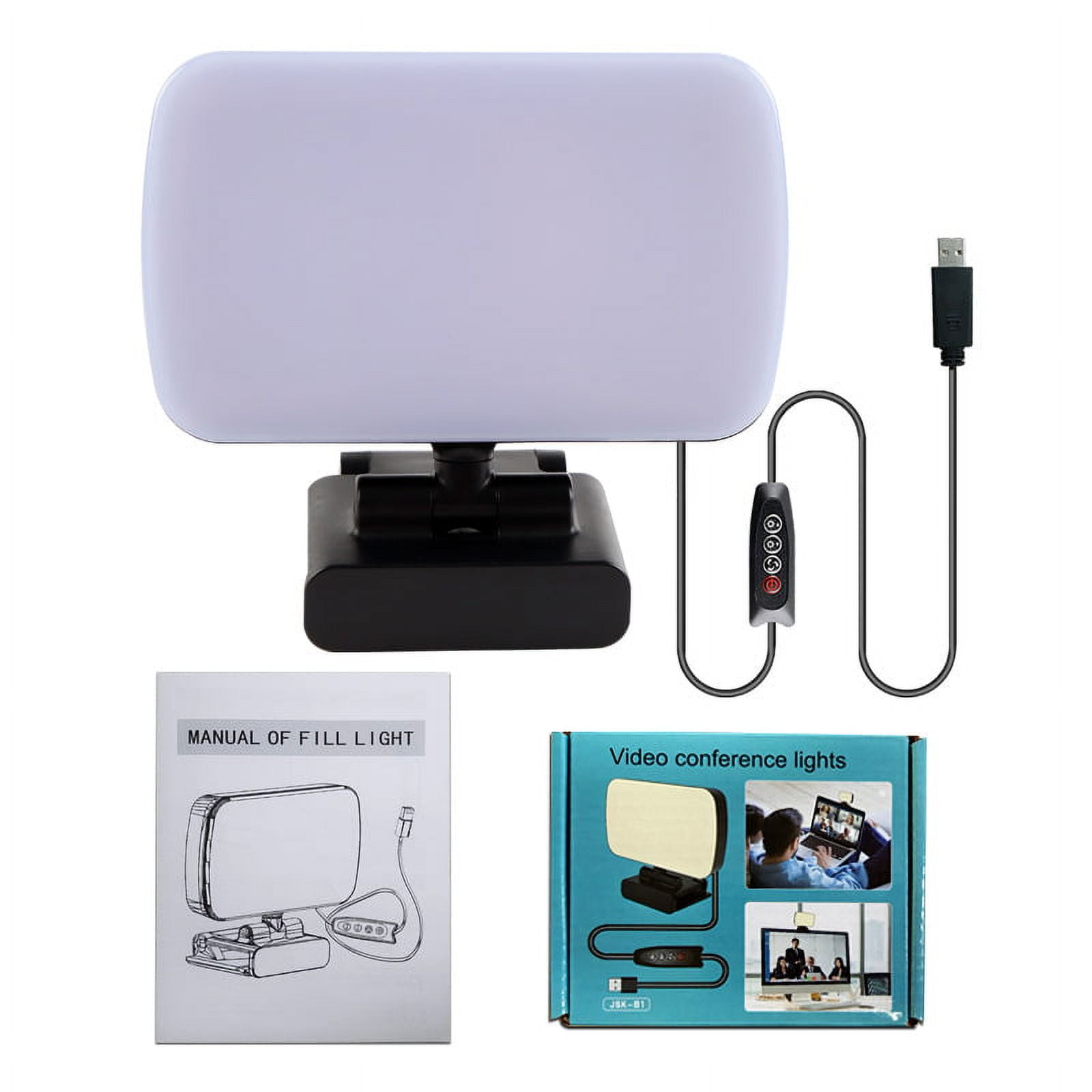 Video Conference Light Kit, Clip On Light For Laptop/Computer With 10 ...
