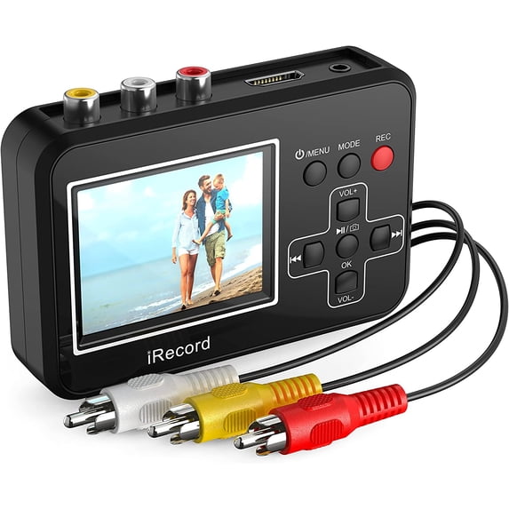 DIGITNOW Video to Digital Converter, VHS to Digital Recorder for VCR ...