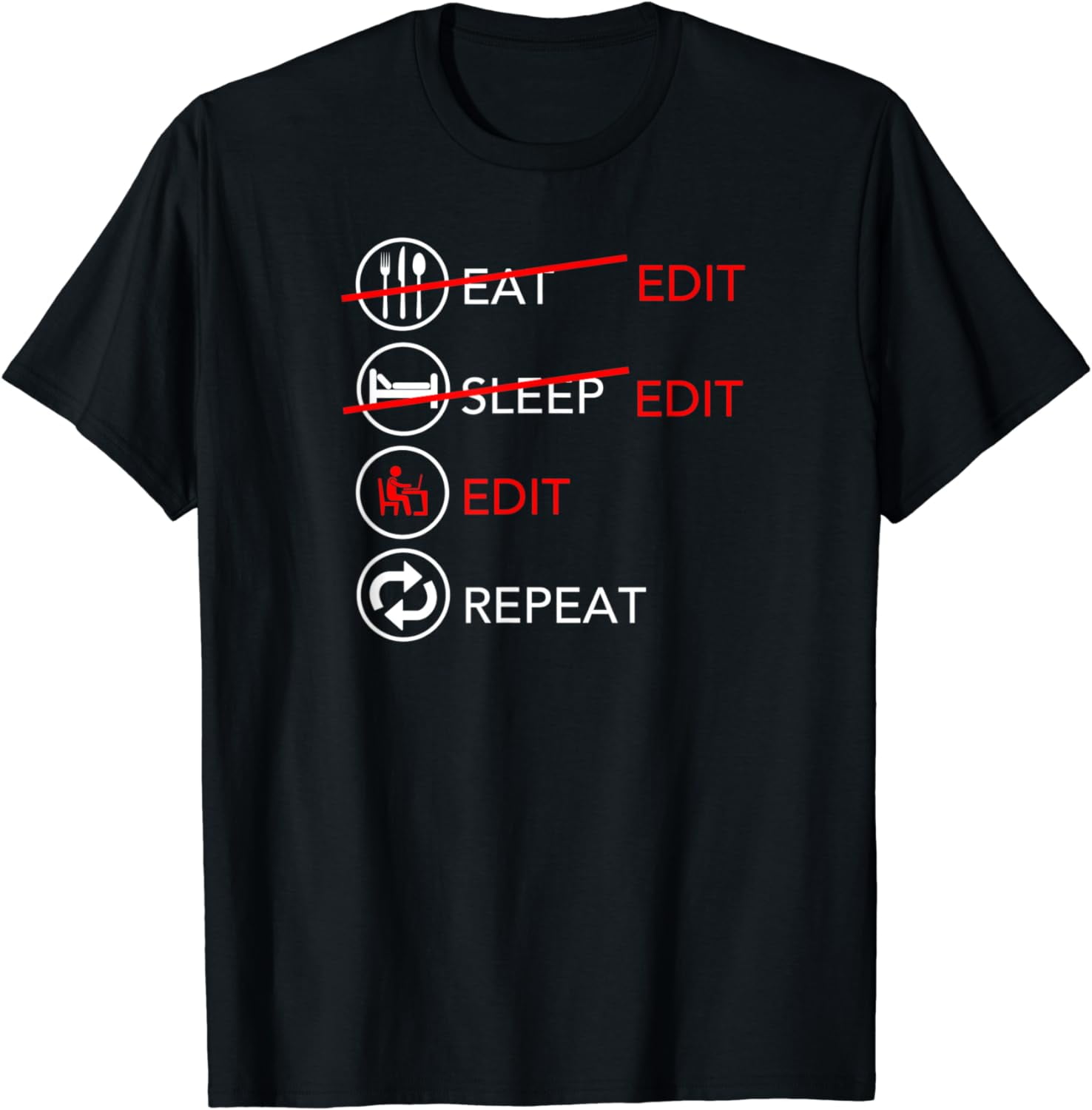 Video Editing Film Making Gift for Video Editor T-Shirt - Walmart.com