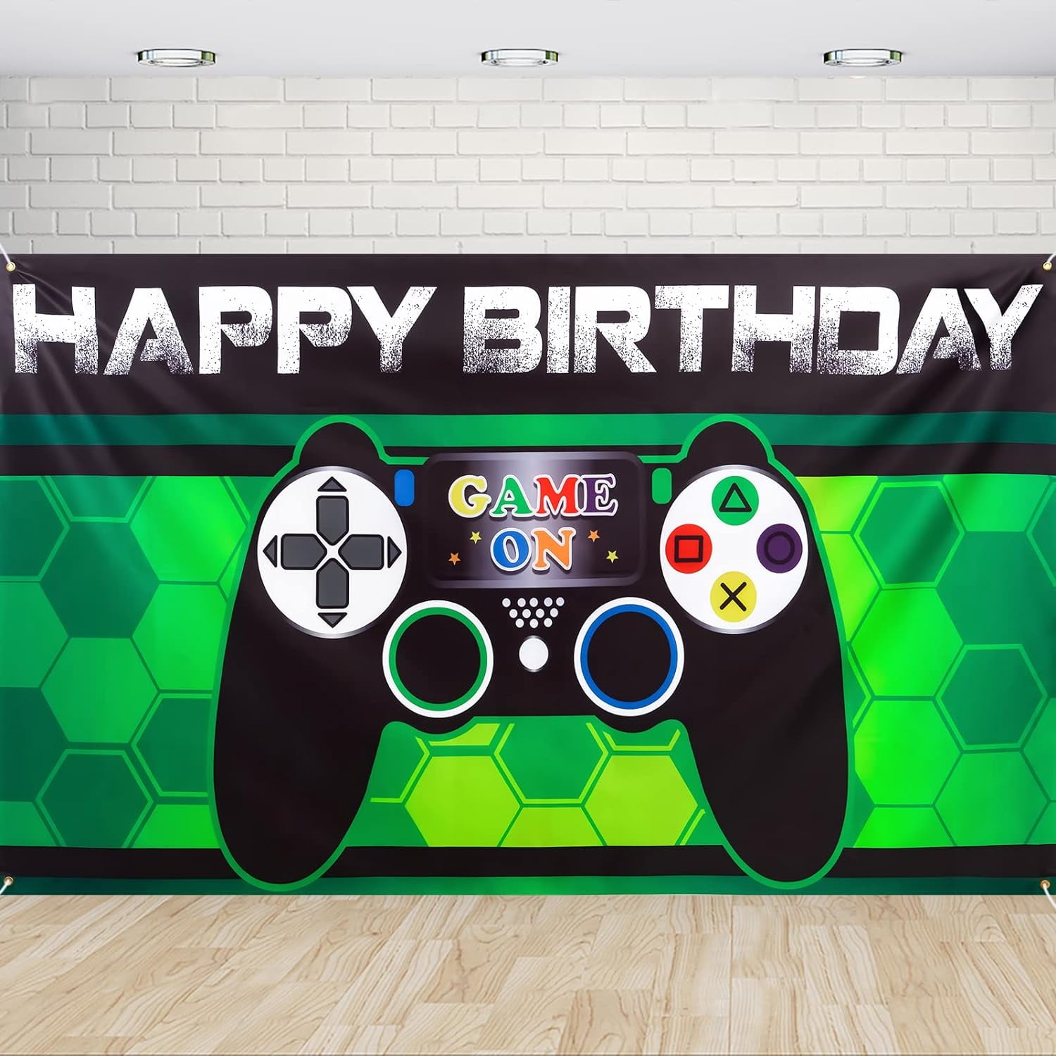 Video Game Birthday Backdrop - Video Game Party Decorations for Boys ...