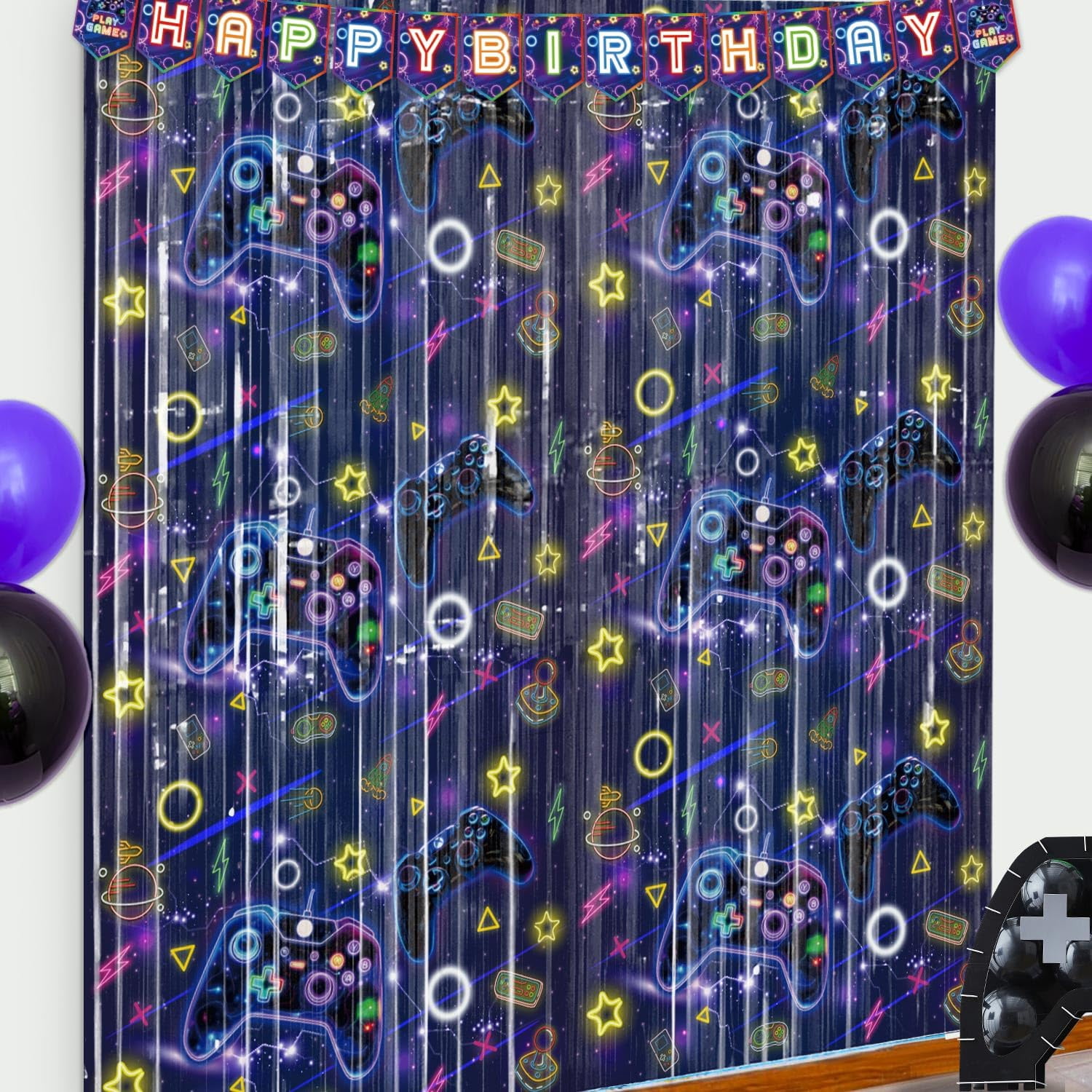 Video Game Birthday Party DHF10 Decorations for Kids with Gamer Theme ...