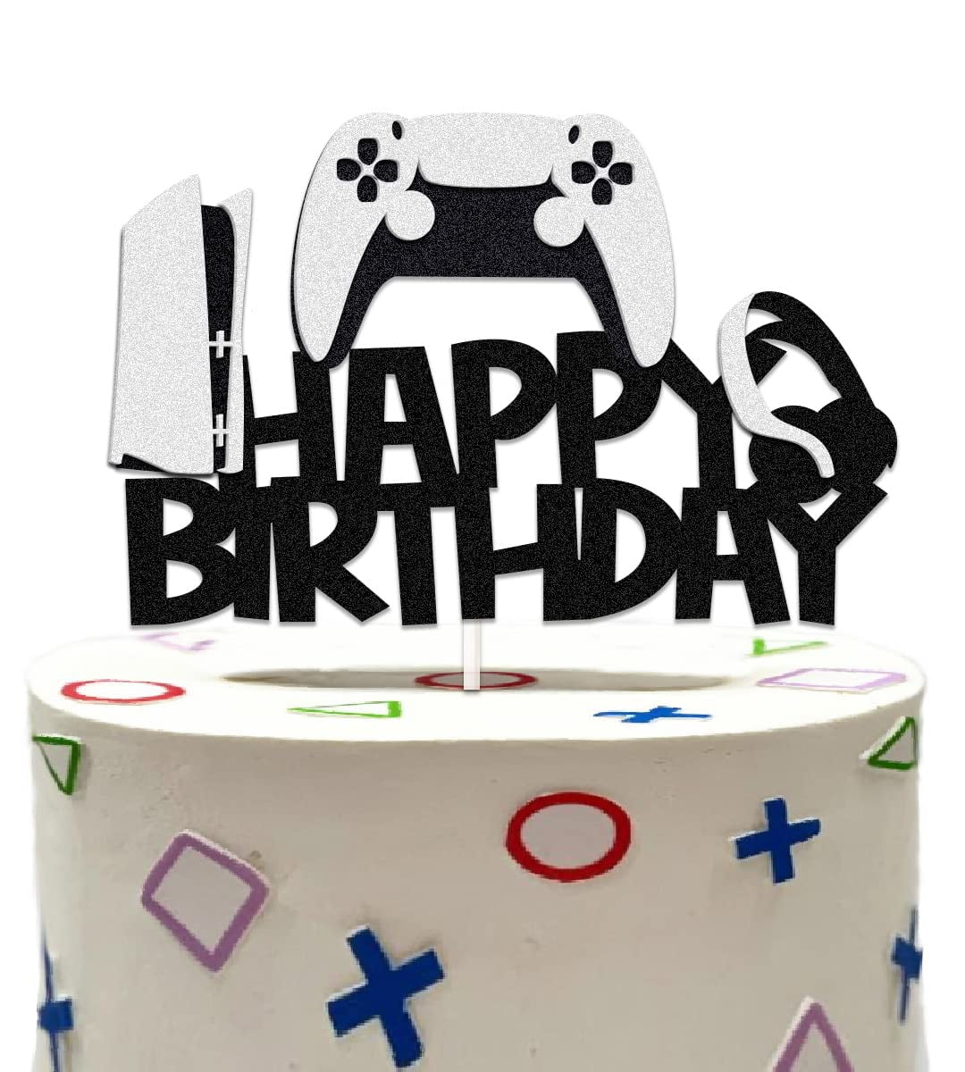 Video Game Cake Toppers Game Cake RST1 Decoration with Glitter Game for ...