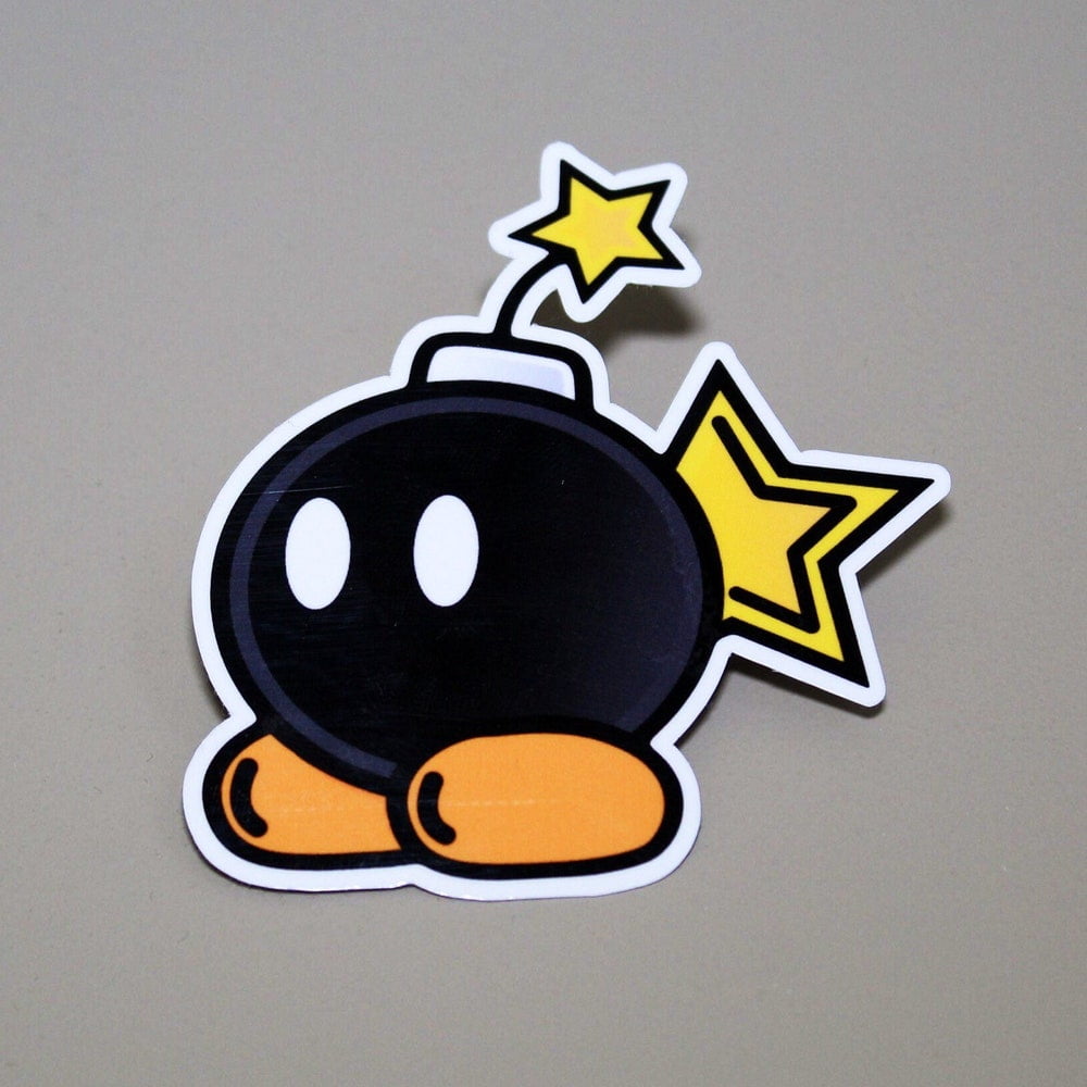 Video Game Character Sticker, 90S Retro, Water Resistant And Easy To ...