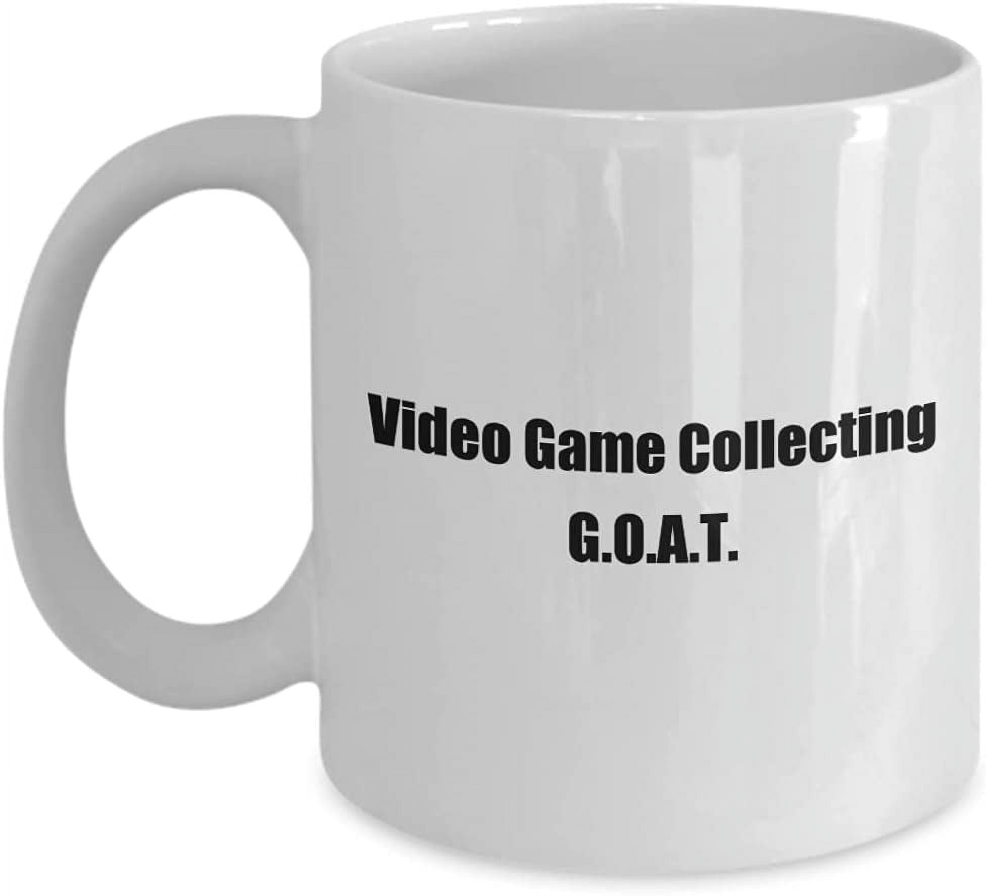 Video Game Collecting G.O.A.T. Greatest of All Time Coffee Mug ...
