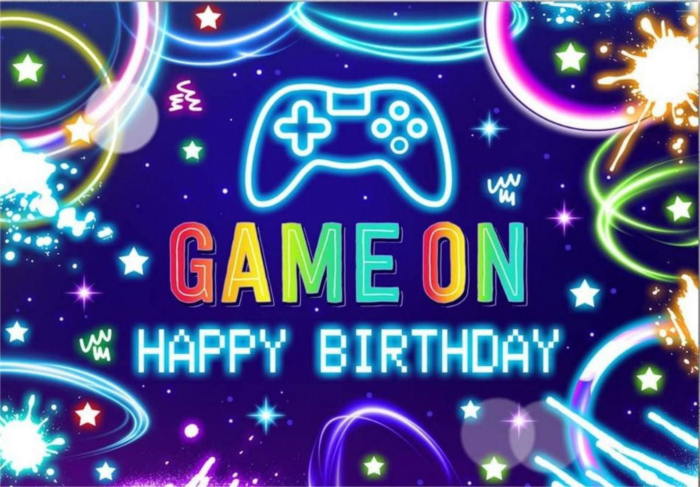 Video Game Computer Background Photo Bar Birthday ration City of ...