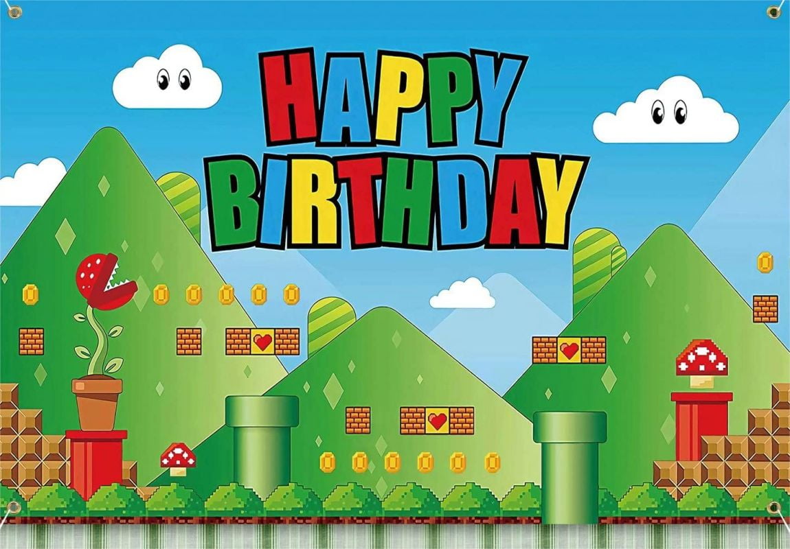 Video Game Computer Background Photo Bar Birthday ration City of ...