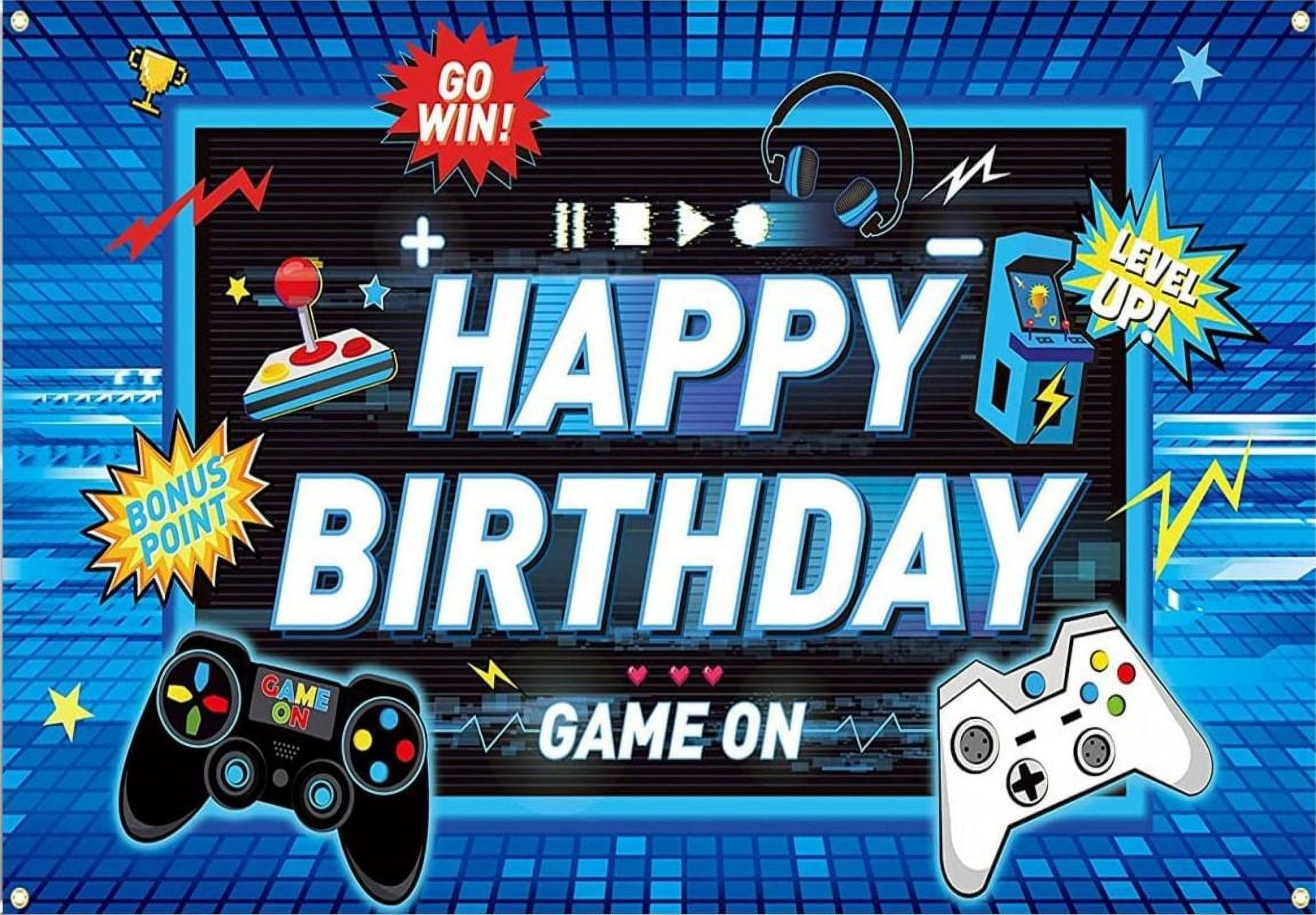 Video Game Computer Background Photo Bar Birthday ration City of ...