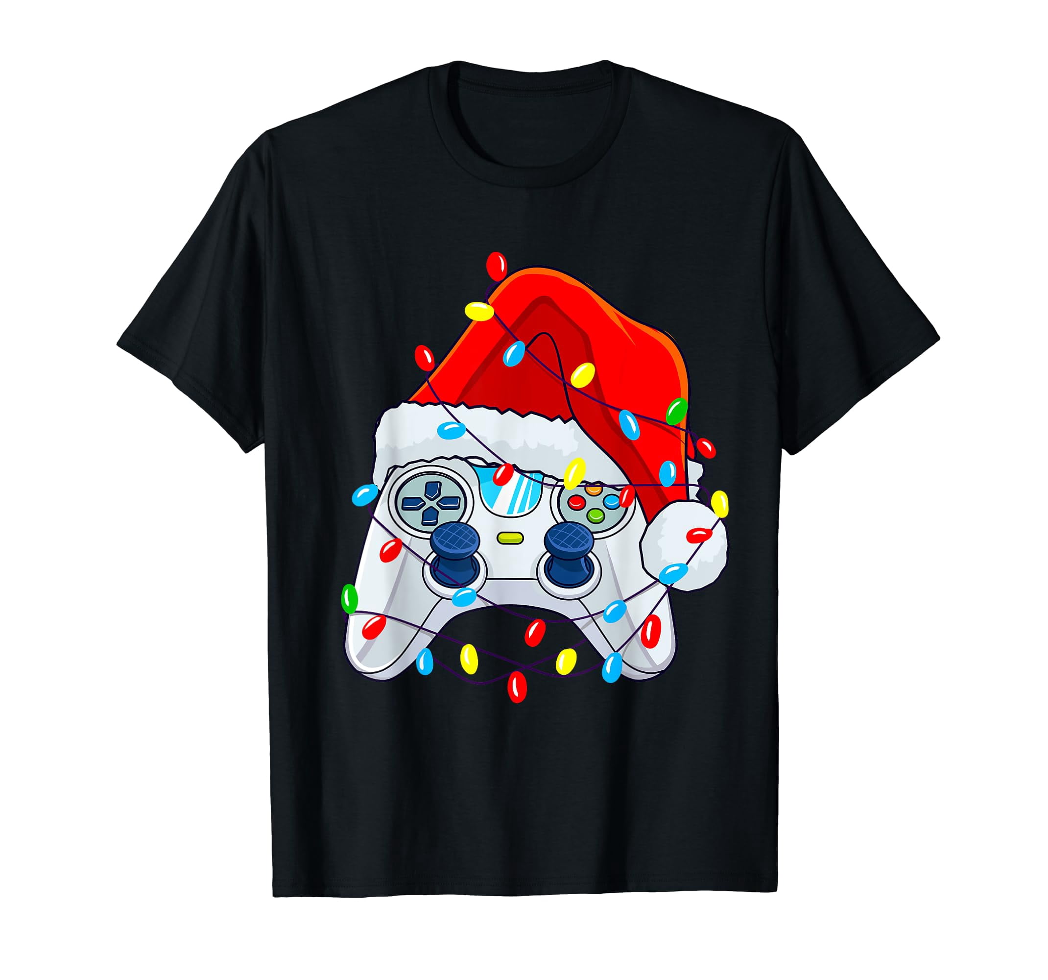 Video Game Controller Christmas Santa Hat Gamer Boys T-Shirt - Walmart.com