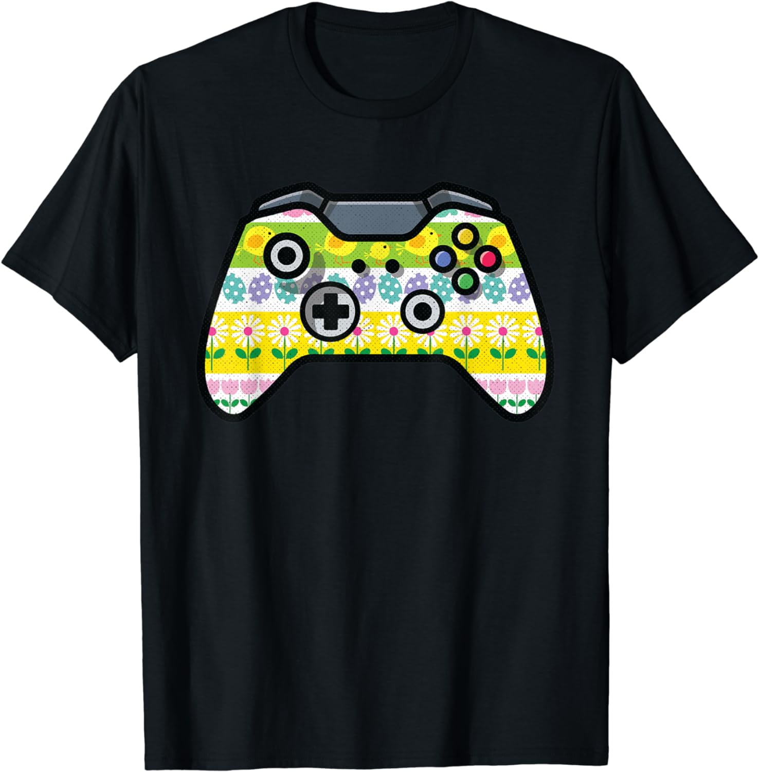Video-Game Controller Easter Egg Hunting Gaming Player Gamer T-Shirt ...