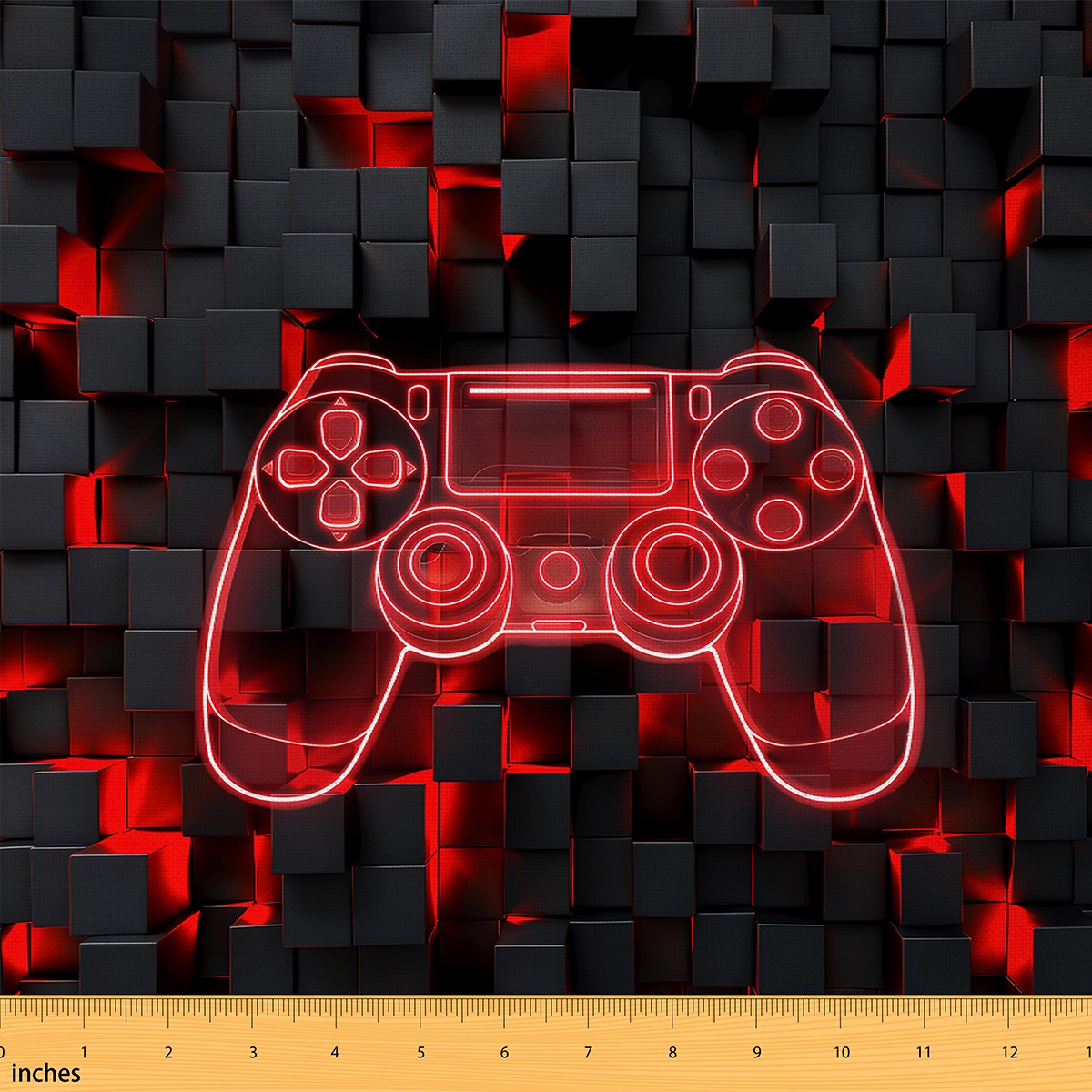 Video Game Controller Fabric By The Yard, Gamepad Gamr Upholstery ...